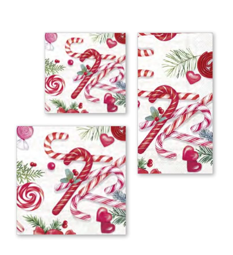 IHR Ideal Home Range Party Napkins Disposable 3-Ply Paper Lunch Napkin ...