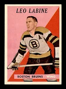 Amazon.com: #4 Leo Labine - 1958 Topps Hockey Cards (Star) Graded EXMT ...