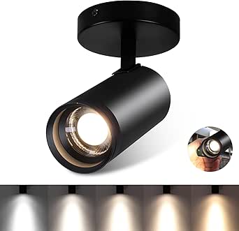 SWORDFORCE 5-Color Zoomable LED Ceiling Spotlight 20W Directional ...