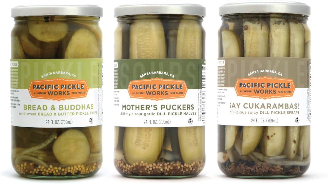 Amazon.com : Pacific Pickle Works - Three Pickle Variety Pack - Mother ...