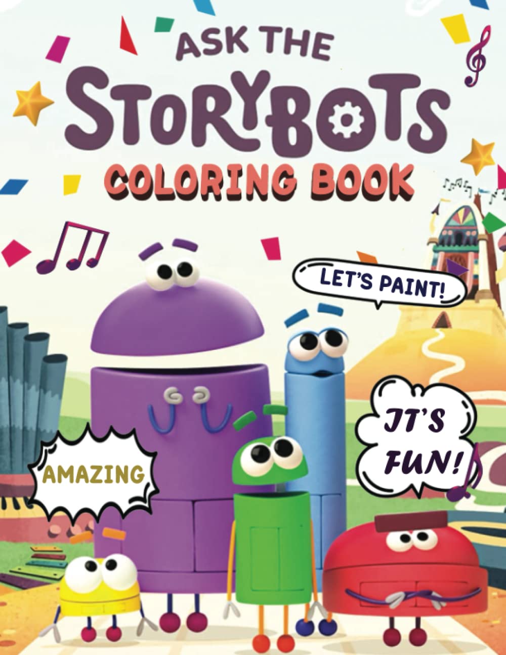 Buy Coloring Book for Story Bots: An Original Coloring Book With ...