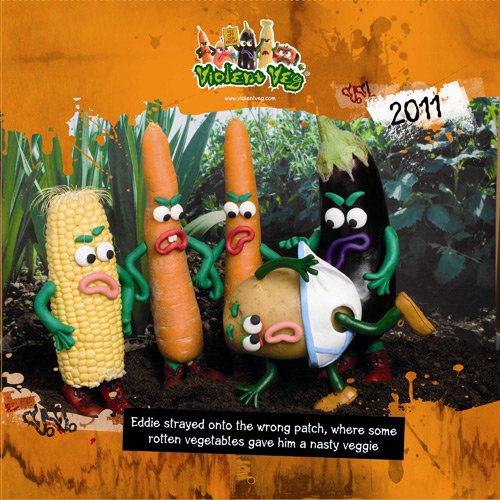 Violent Veg 2011 Wall Calendar : Amazon.co.uk: Books