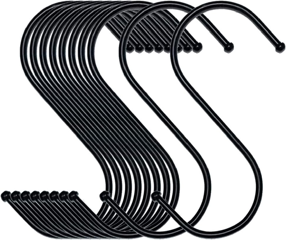 Amazon.com: LOYMR 10 Pack 4.9 Inches Extra Large S Shape Hooks Heavy ...