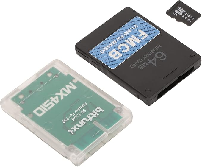 Amazon.com: SIO2SD TF Card Adapter with 64G TF Card, for Game Console ...