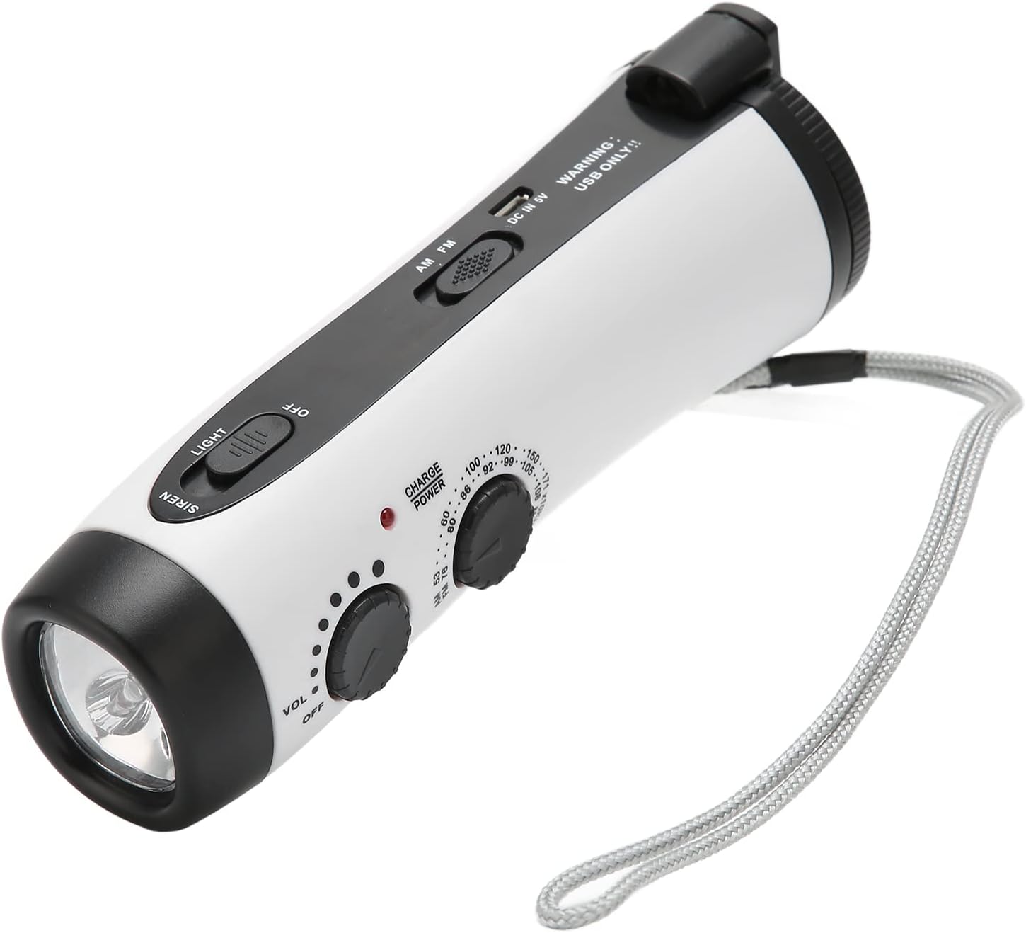 FECAMOS Digital AM FM Radio, Emergency Weather Radio Flashlight Solar ...