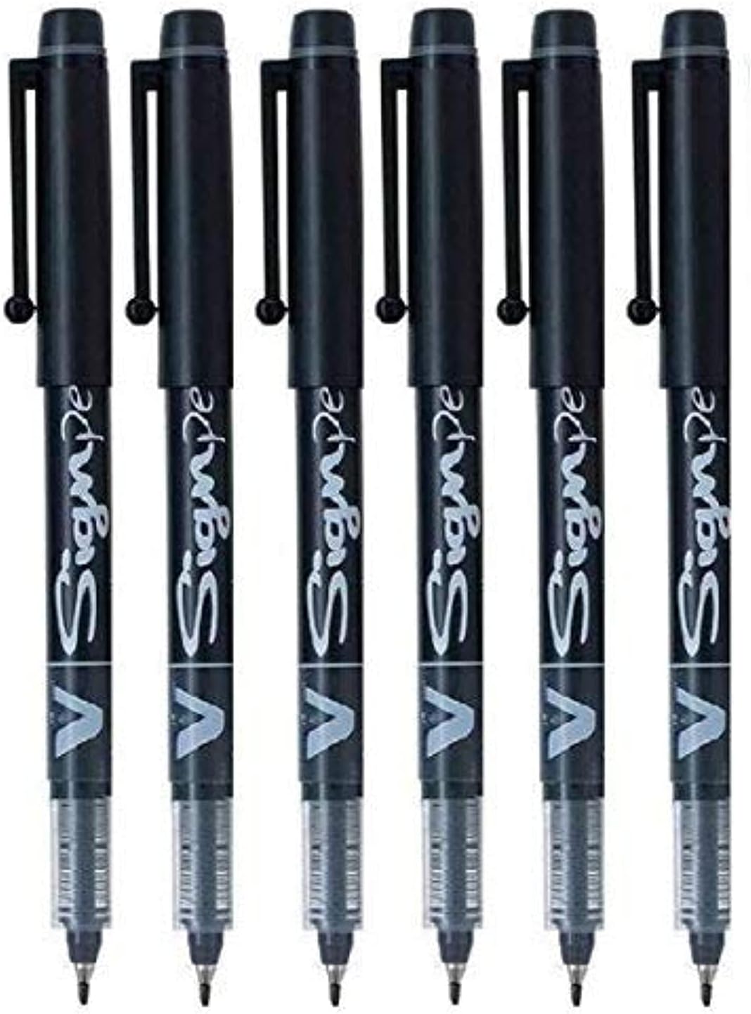 Amazon.com: Pilot Pens V Sign Felt Tipped fineliner Liquid Ink Pen ...