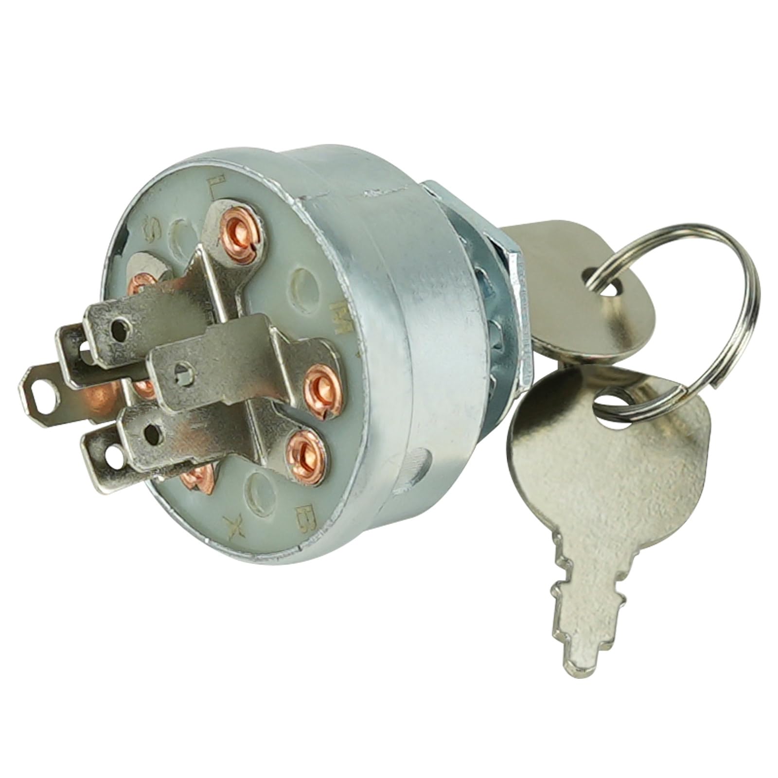 Amazon.com: Ignition Starter Switch with Keys 92377 91846 6 Terminals 4 ...