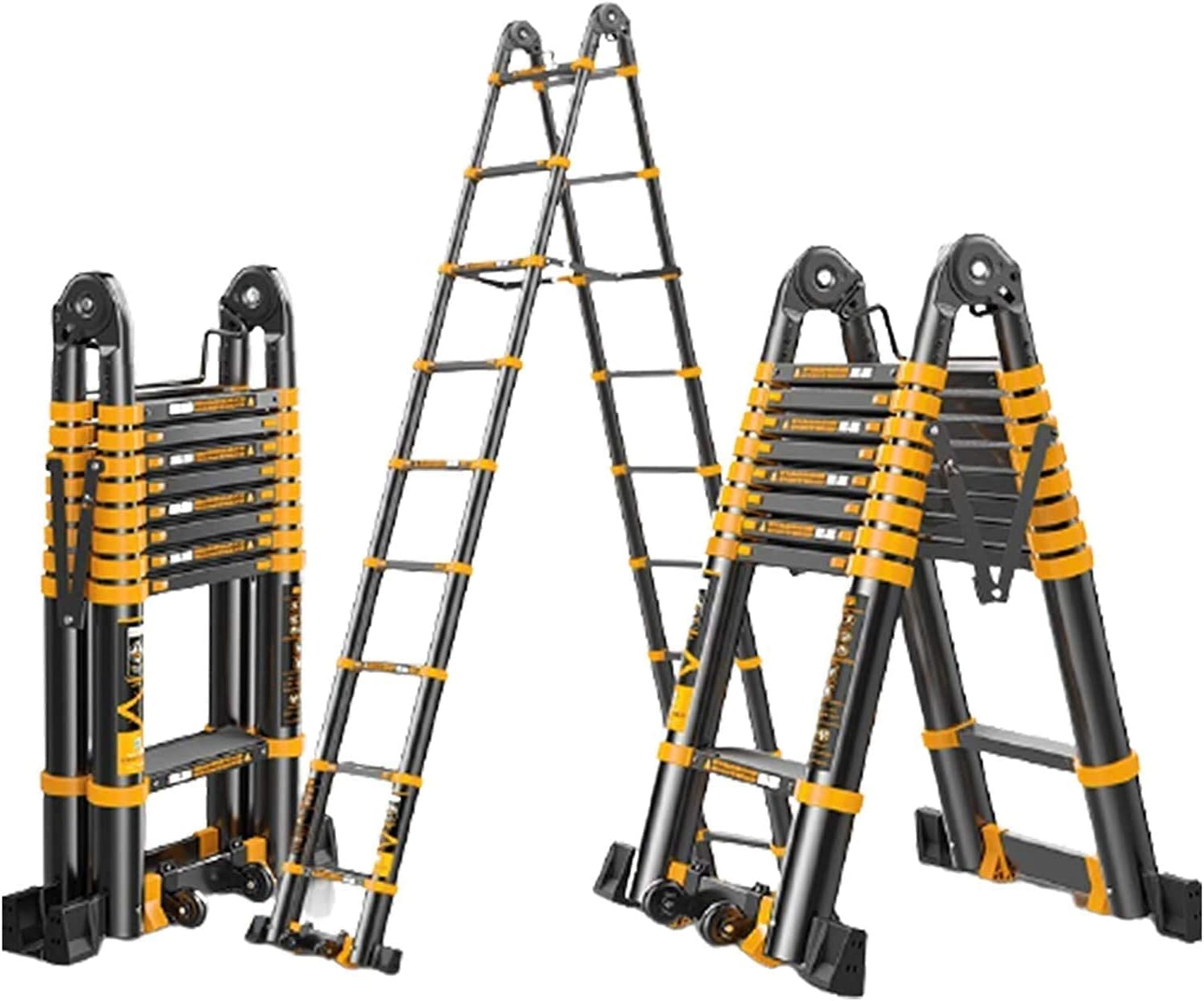 OUSIKA Ladders,Multi-Purpose Telescoping Ladder, Lightweight Aluminum ...
