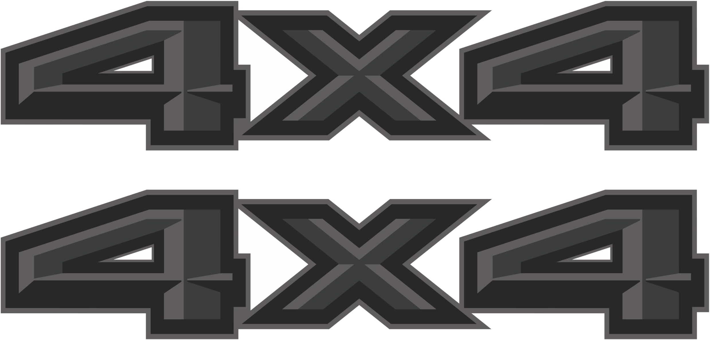 Amazon.com - Gold Hook 4x4 Decals for Trucks Ford f150, Bedside Off ...