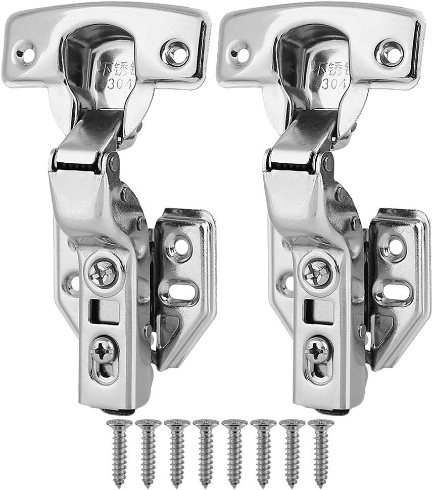 1 Pair/2 pcs Insert Cabinet Door Hinges for Kitchen Cabinet Door Hinges ...