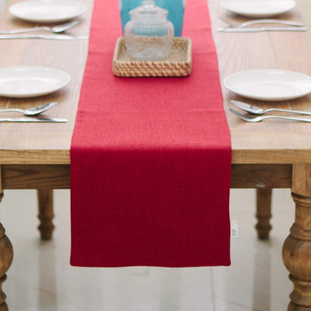 Amazon.com: Soft Caddice Faux Linen 2 Side Table Runner, eco-Friendly ...