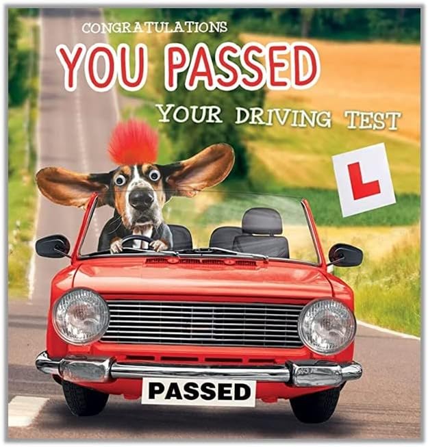 Tracks Publishing General Male/Female 'Passed Your Driving Test' Funny ...