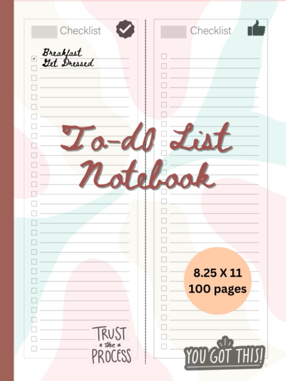 Checklist Notebook 8.25x11: Organize Daily Tasks To Do List Undated A4 ...
