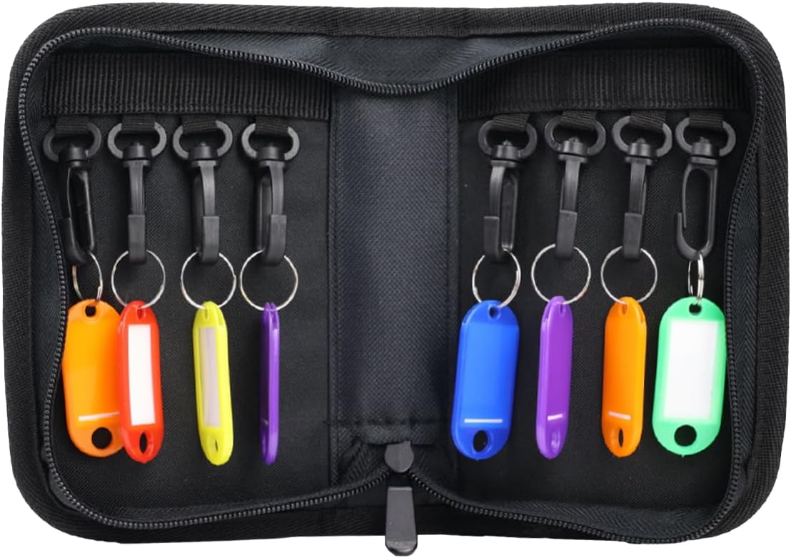 Amazon.com: Portable Zippered Key Organizer, Fireproof Key Case with 8 ...