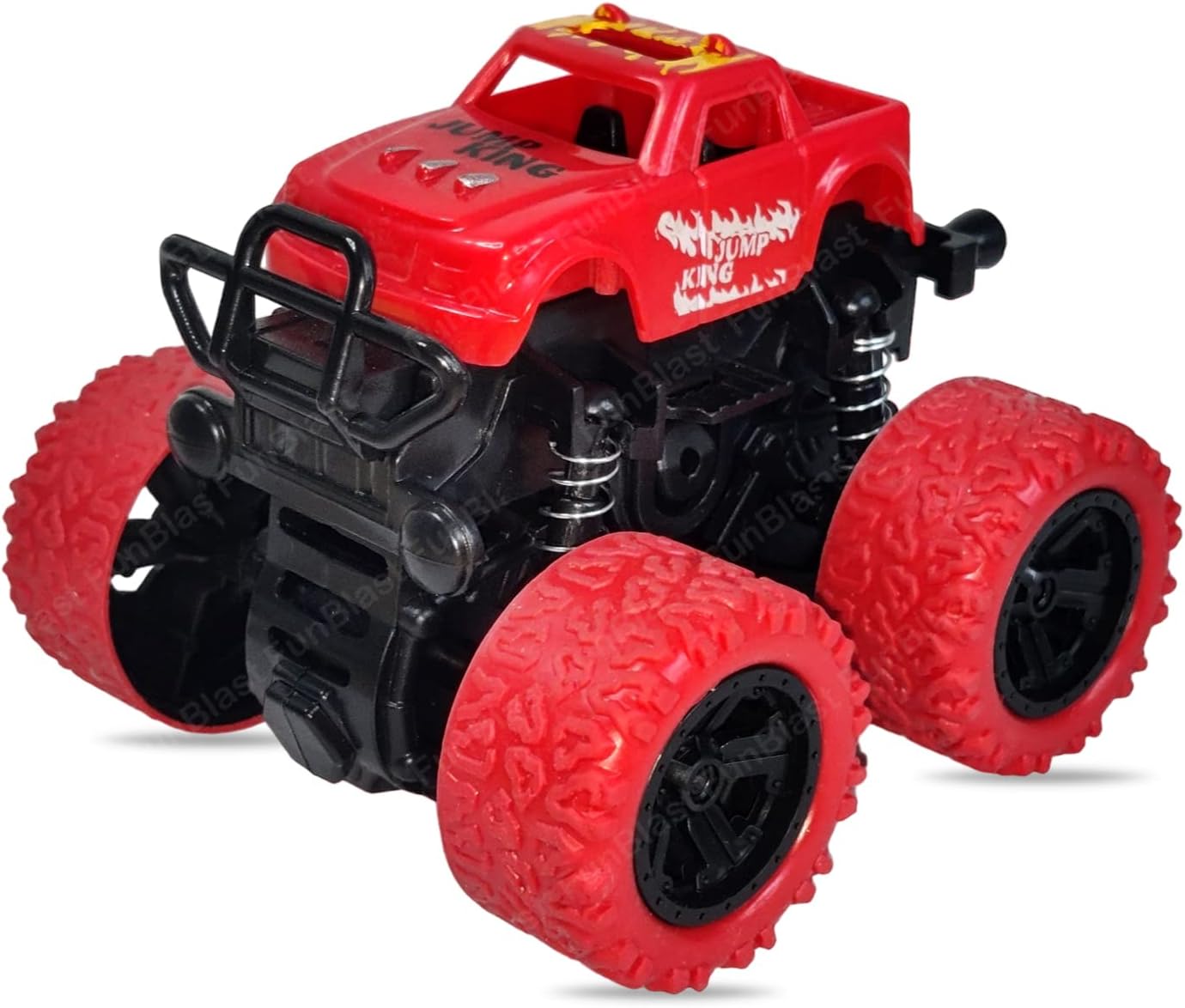 FunBlast 4WD Monster Truck Toys, Push & Go Toy Trucks Friction Power ...