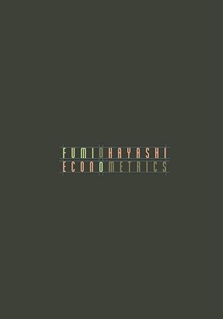 Econometrics : Hayashi, Fumio: Amazon.com.mx: Libros