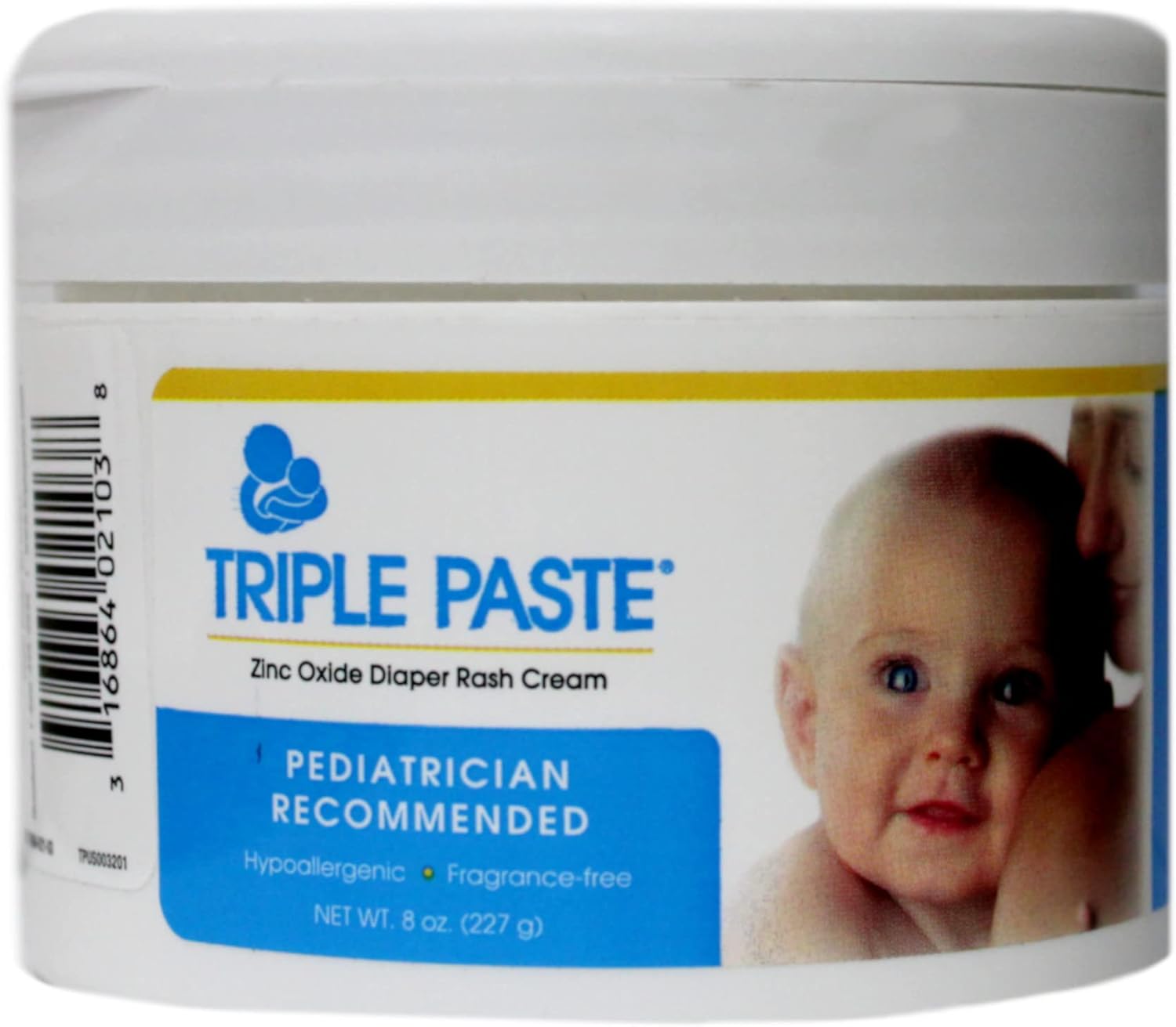 Amazon.com : Triple Paste Diaper Rash Cream, Hypoallergenic Medicated ...