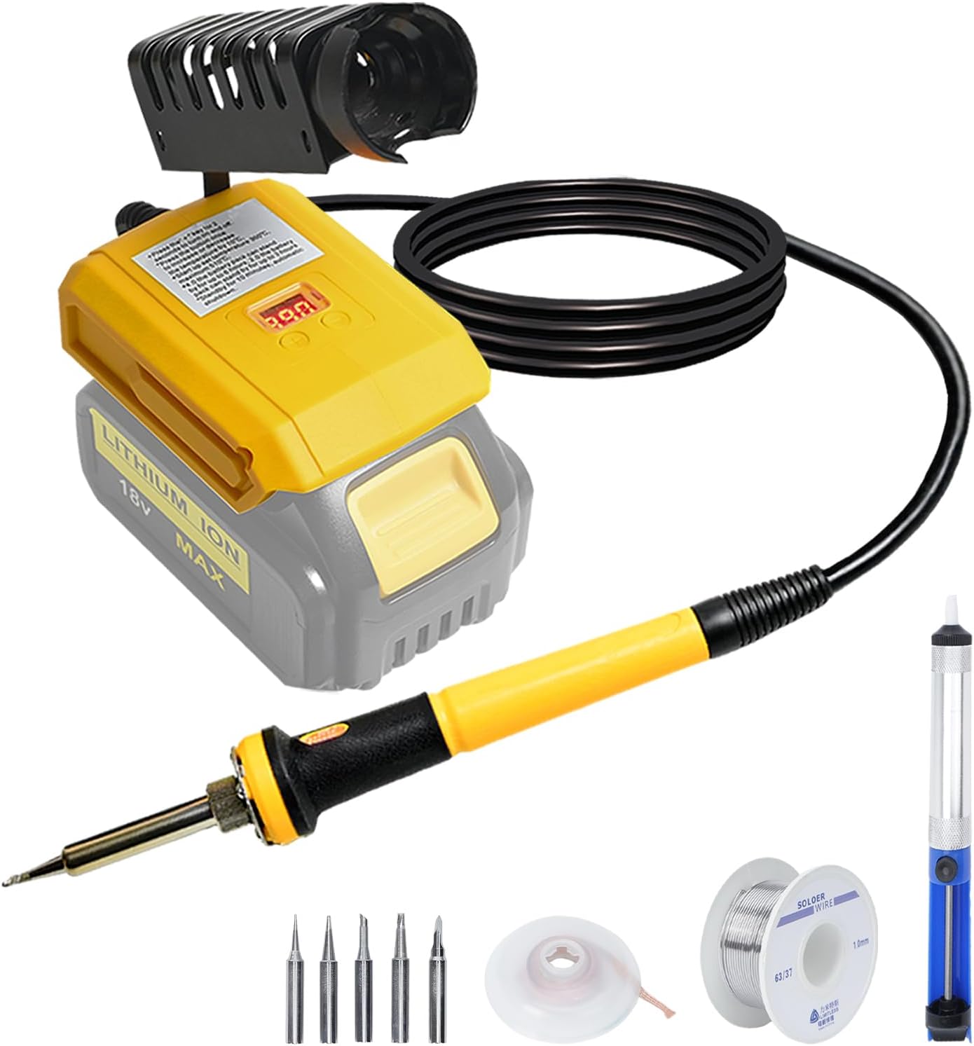 Cordless Soldering Iron for Dewalt 18V/20V MAX Battery,Soldering Iron ...