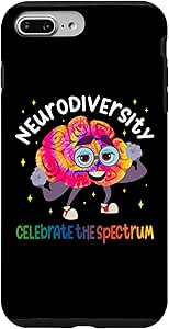 Amazon.com: iPhone 7 Plus/8 Plus Neurodiversity Brain Cool Autism ...