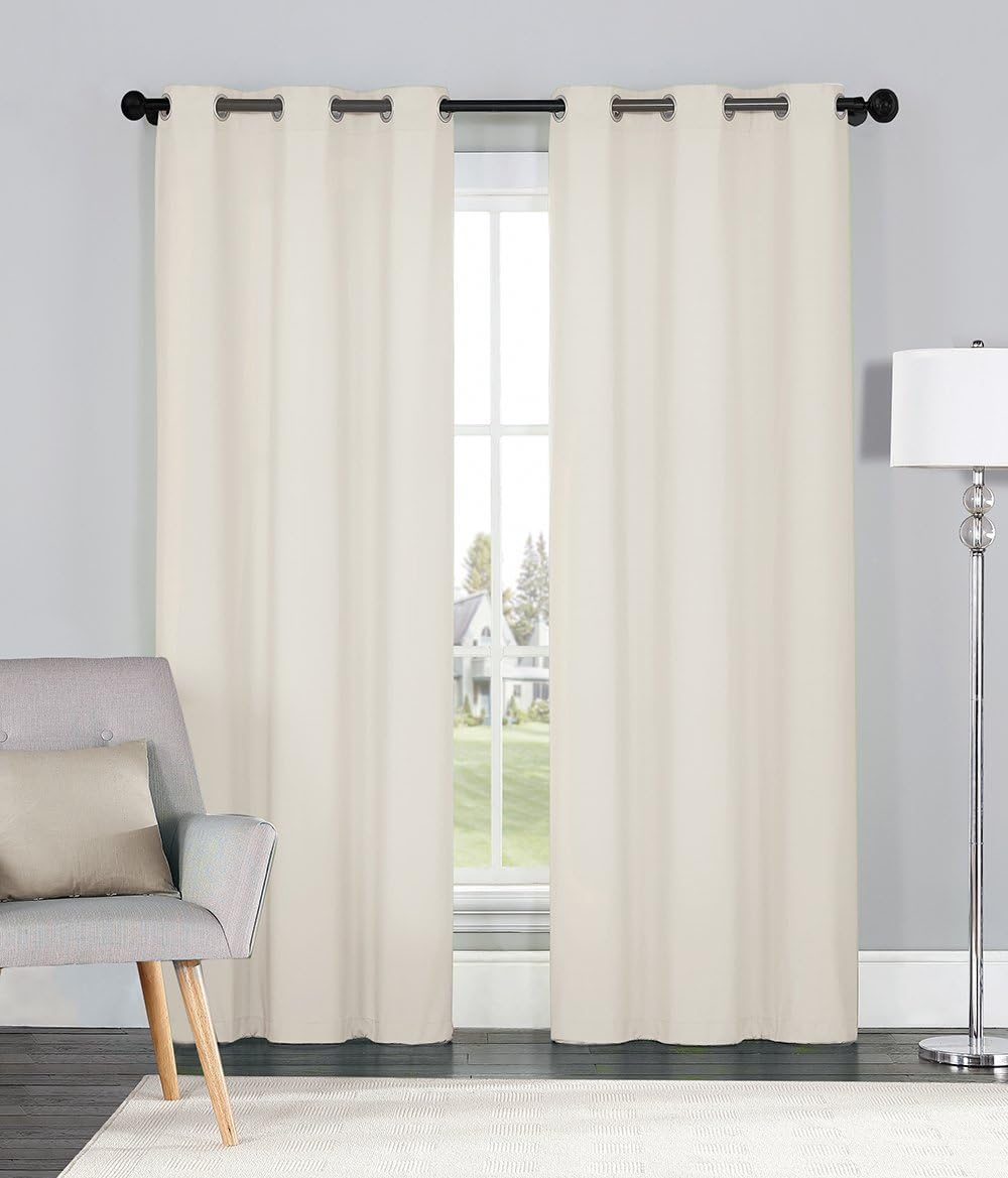 Amazon.com: Luxury Home Annex Panel Pair,76X84, 76" x 84", Ivory : Home ...