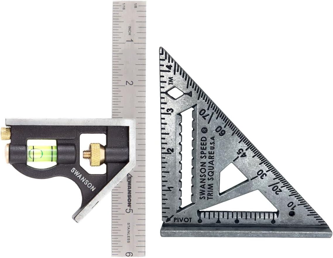 Swanson Tool Co 2 Pack of Bulk Speed Squares (Blue Book Sold Separately ...