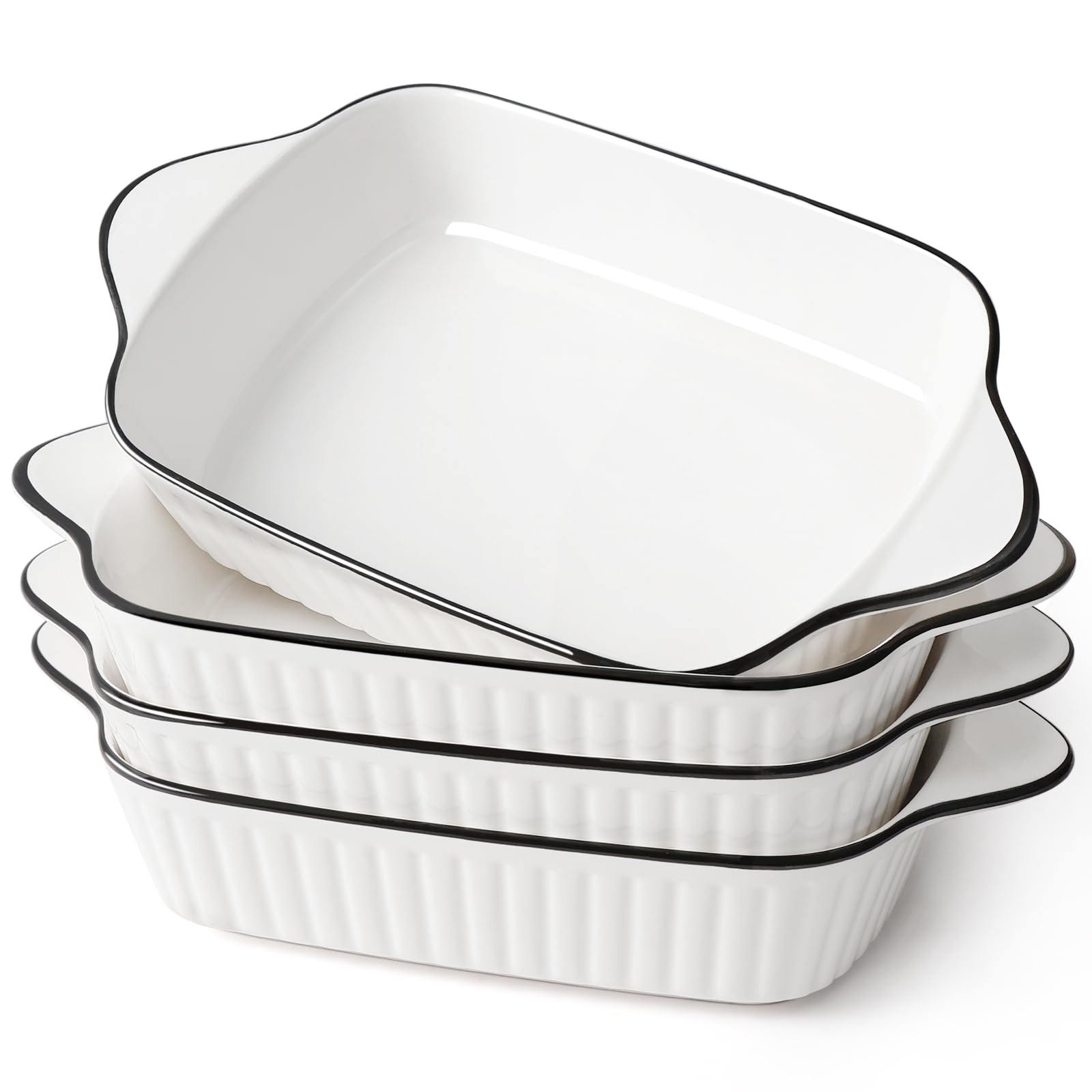 Snapklik.com : NUTRIUPS 10.5 Small Baking Dishes Set Of 4, 34Oz ...