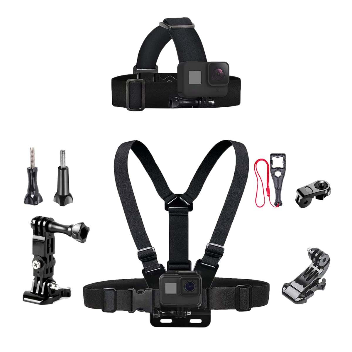 Buy WLPREOE Chest Strap & Head Strap Mount Harness for GoPro Hero10 9 8 ...