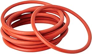 Amazon.com: O-Ring, Red O-Ring Seal Gaskets Pack of 20 1.8mm Wire ...