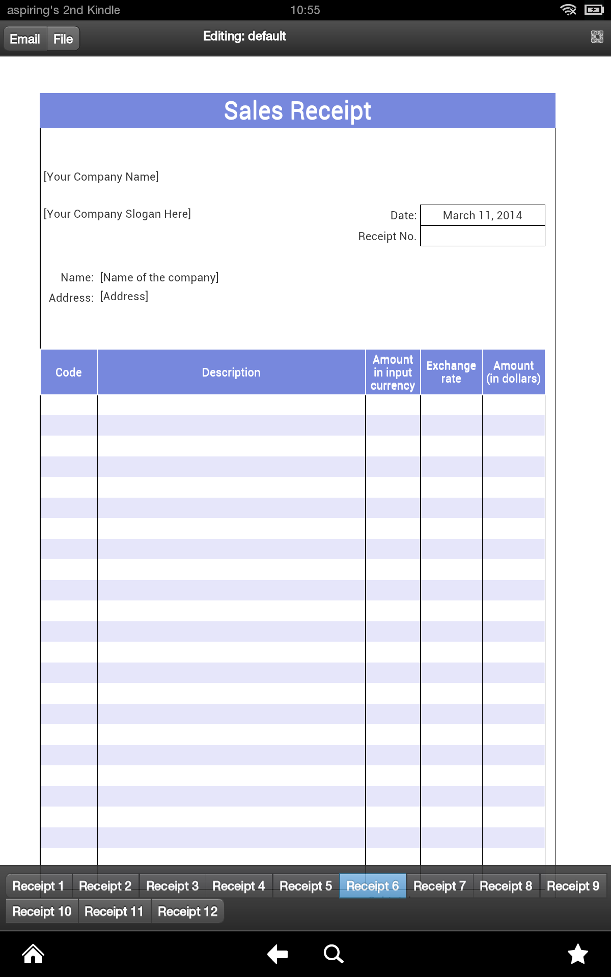 sales receipt pro - App on Amazon Appstore