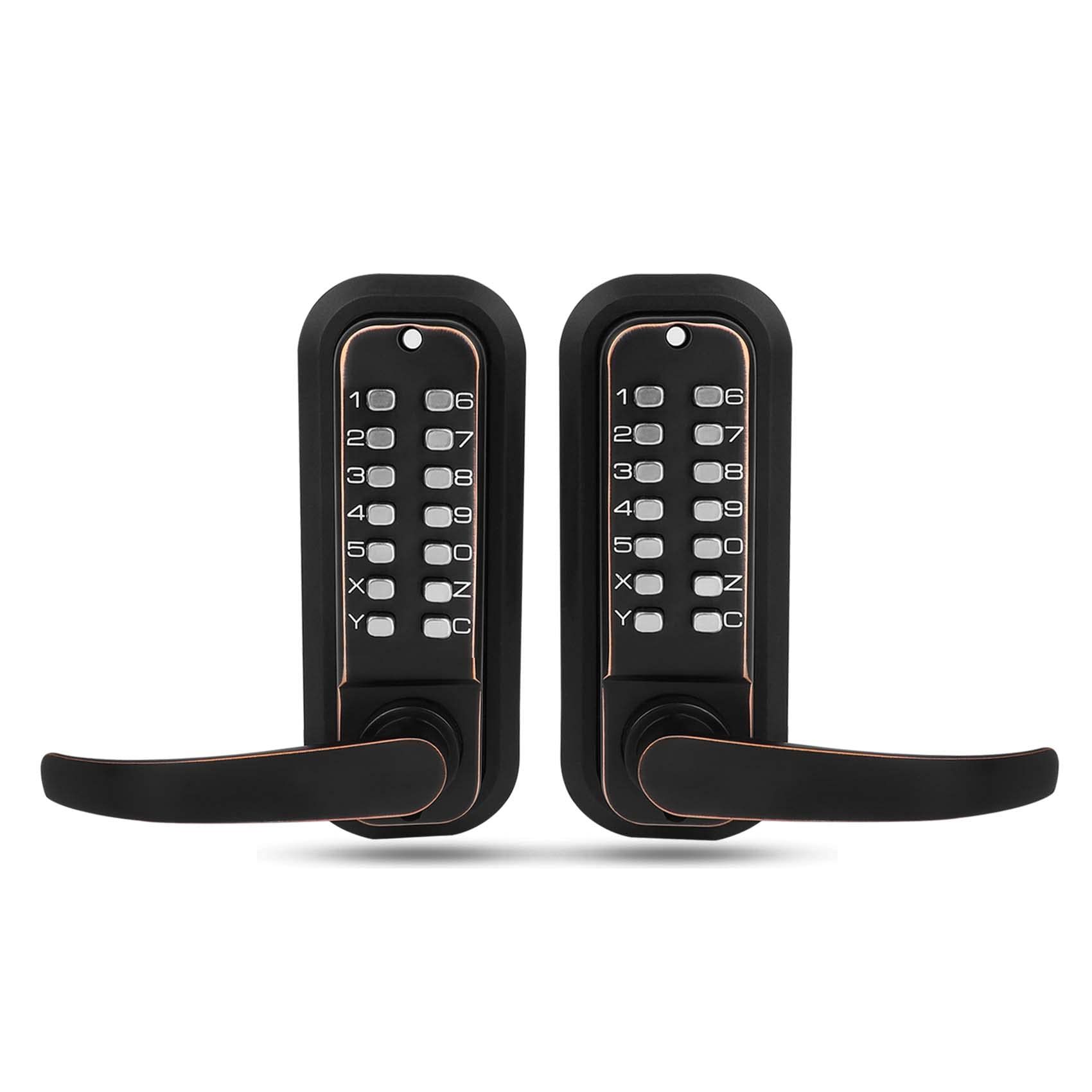 Snapklik.com : New Upgrade Double Sided Keypad Door Lock