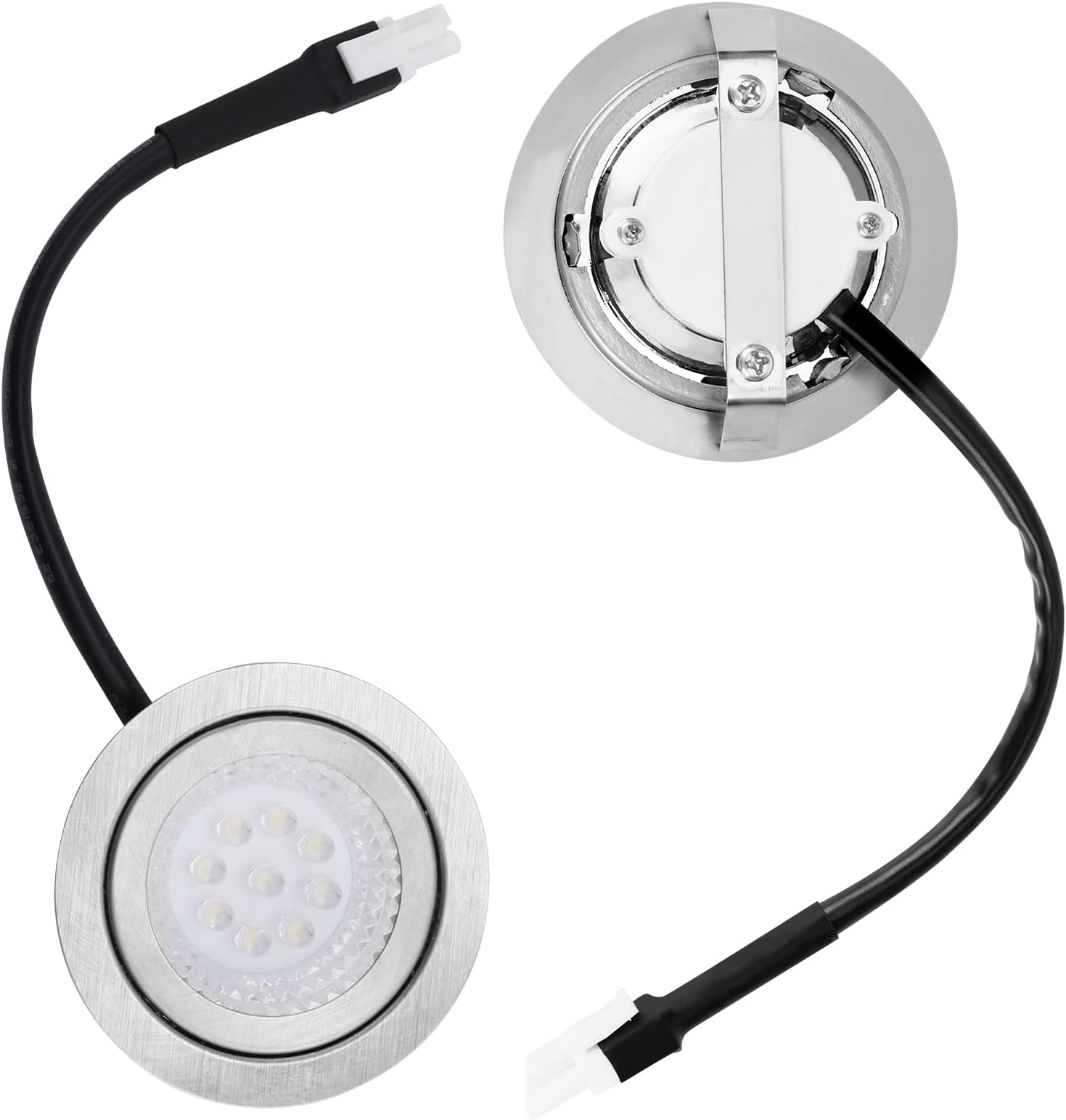 Gosknor 2pcs Range Hood Light Bulbs, Stainless Steel Range Hood LED ...