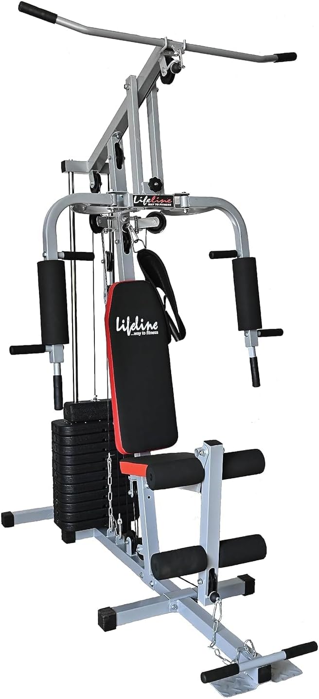 Hercules Fitness Multi Gym SM208 160 lbs Home Gym Multi Gym 3 Station ...