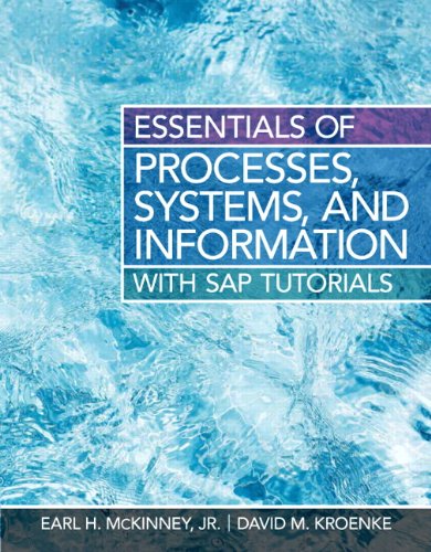 Essentials of Processes, Systems and Information: Mckinney, Earl ...