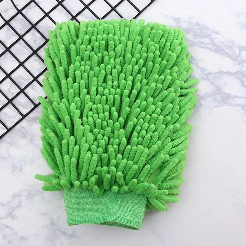 Waretproof Highly Absorptive Double Sided Microfiber Chenille Wash Mitt ...
