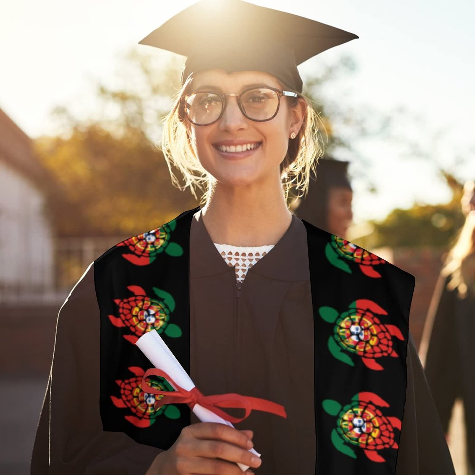 Graduation Stole Shawl Portugal Flag Graduation Stole - International ...