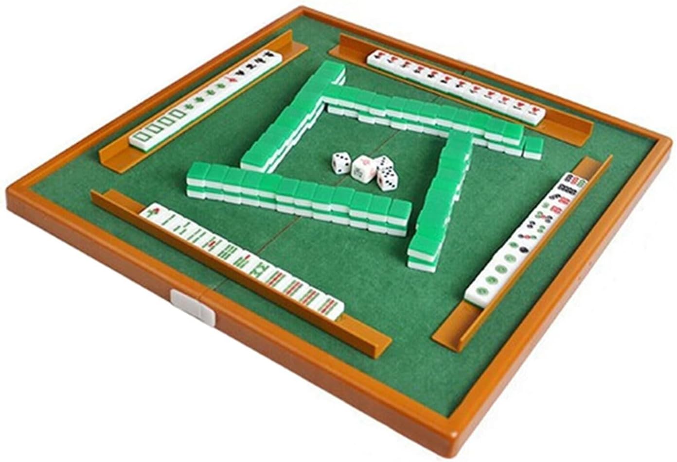 Compact and Portable Folding Mahjong Table Set for Travel and Home Use ...