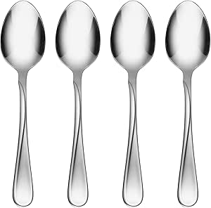 Oneida 2865004C Flight Everyday Flatware Teaspoons, Set of 4 : Amazon ...