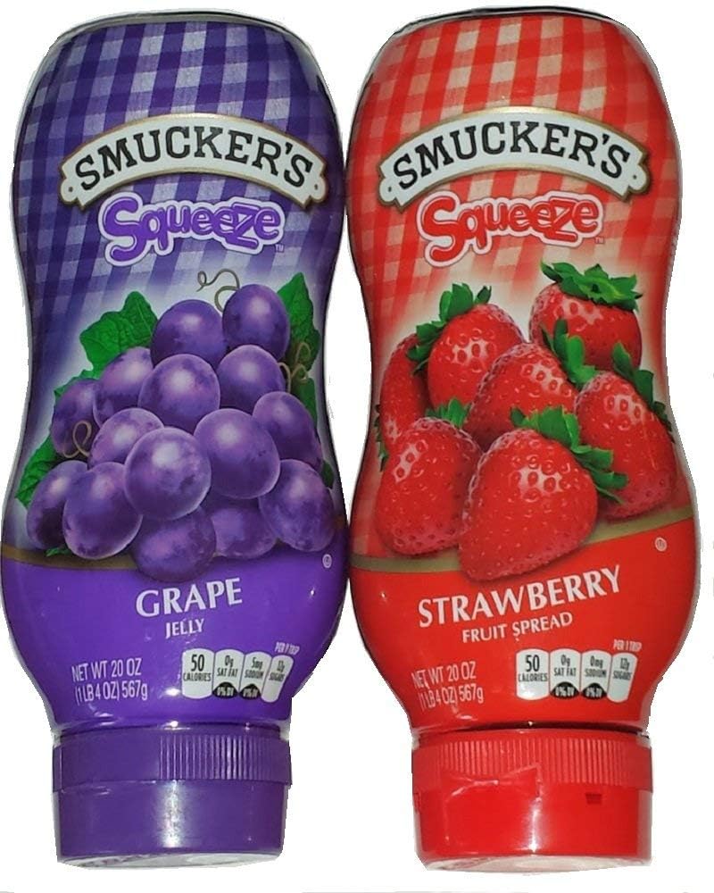 Amazon.com: Smucker's Mixed Fruit Jelly Spread, Blend of Apple, Grape ...