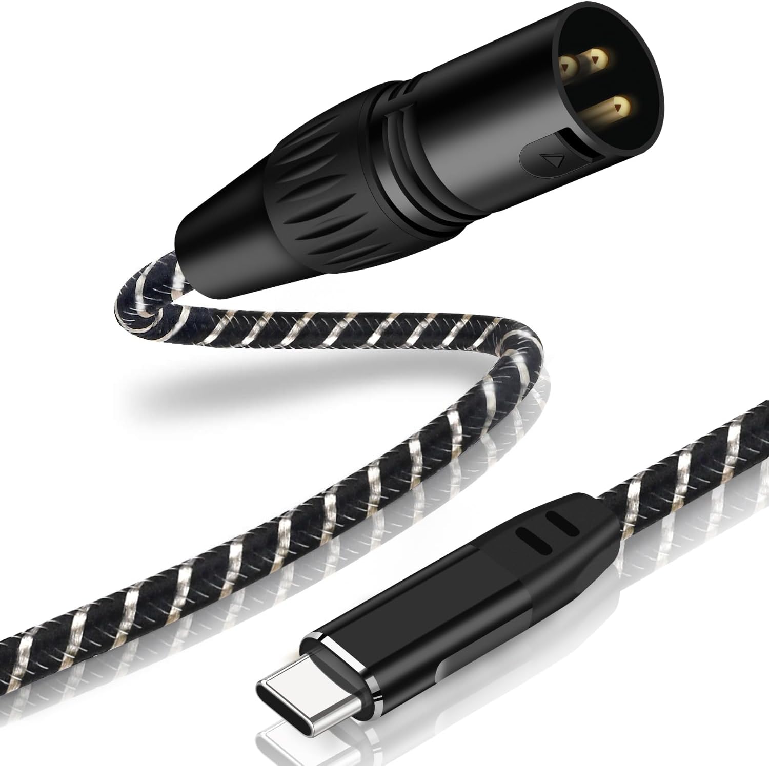 Amazon.com: NCGGY USB C to XLR Cable,10 FT XLR Male to USB C Converter ...