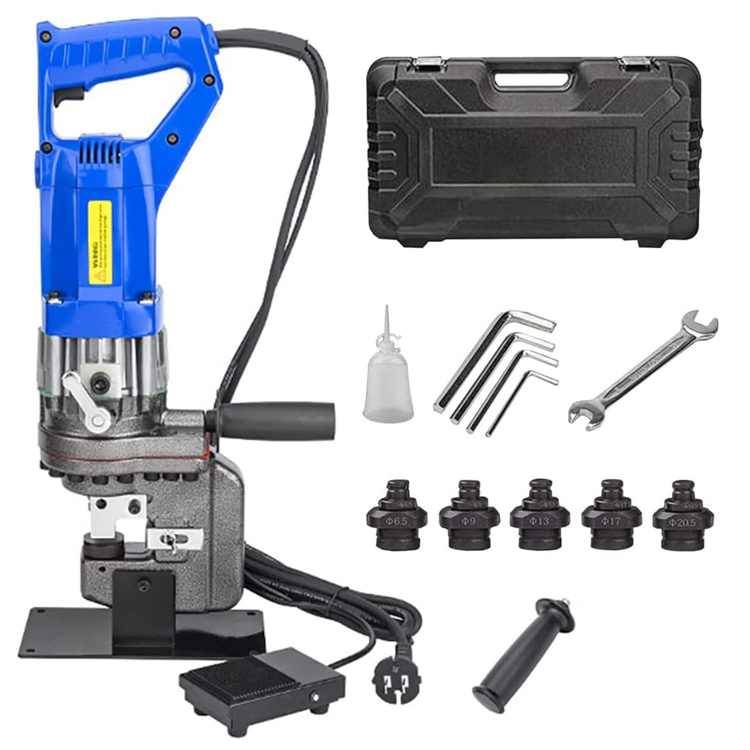 Amazon.com: AALGO Hydraulic Electric Hole Punch Machine 1/4" Thick, 5 ...