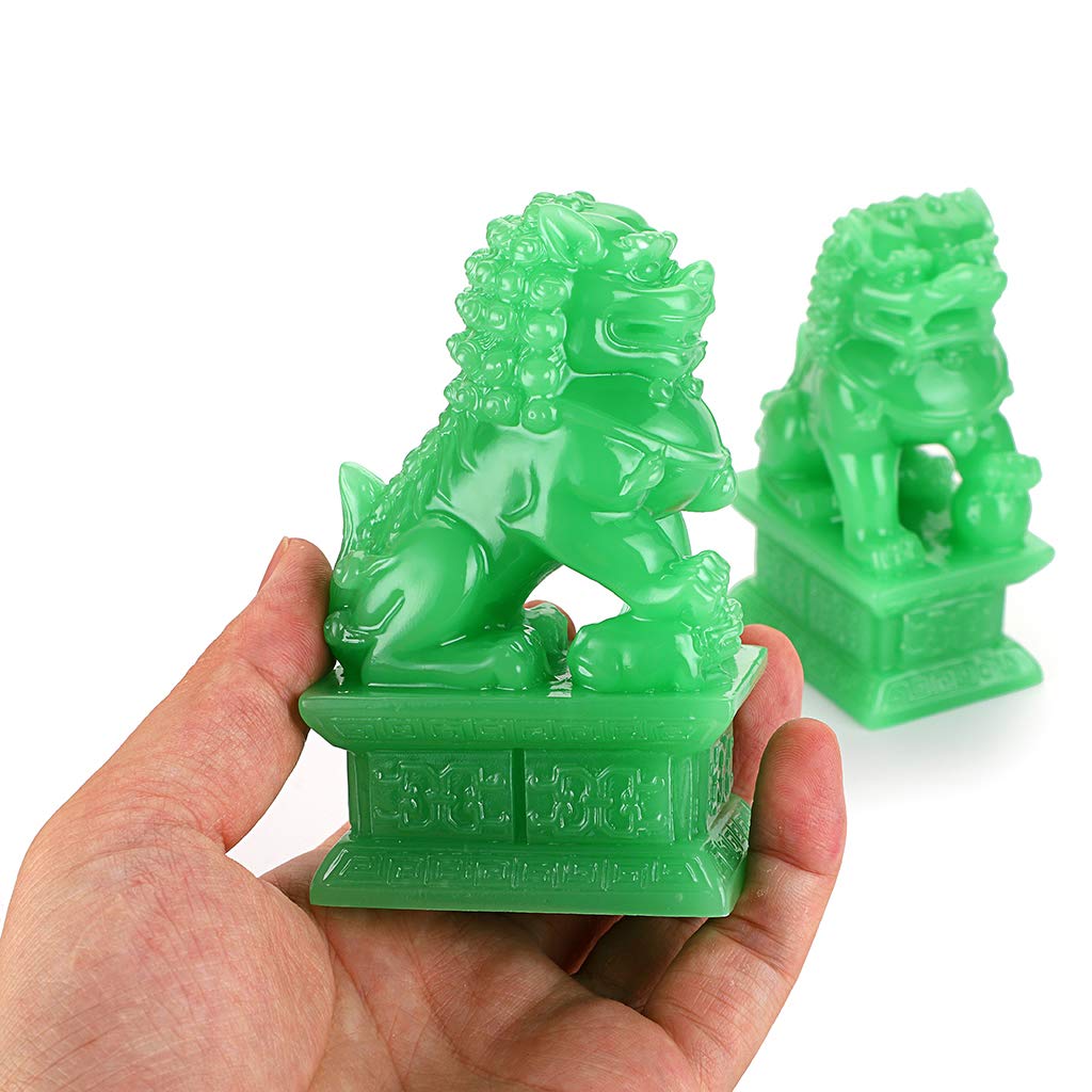 Snapklik.com : Pair Of Fu Foo Dogs, Guardian Lions, Feng Shui Lion ...