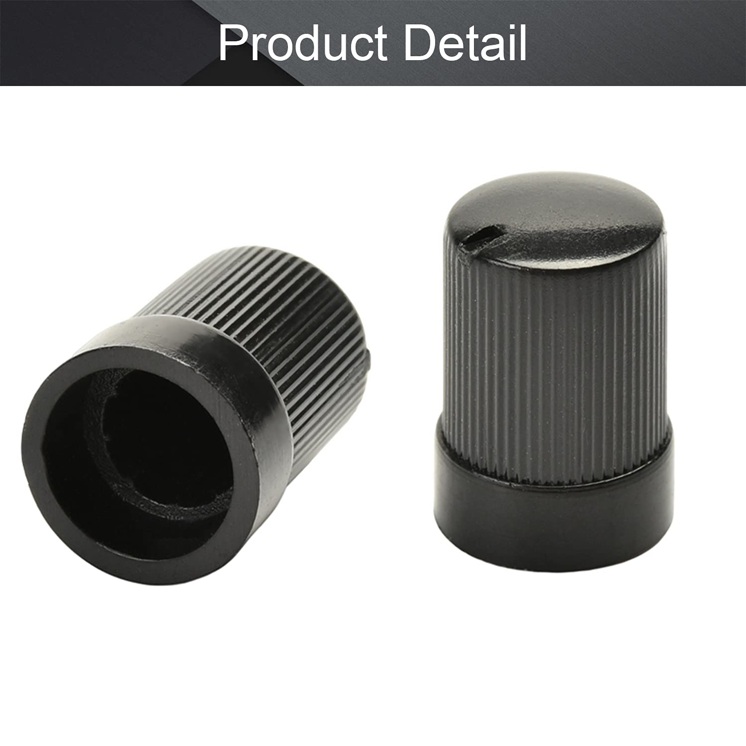 Snapklik.com : Potentiometer Control Knob 50Pcs 6mm Insert Shaft ...