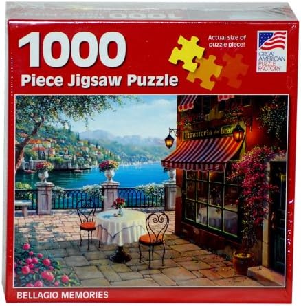 Amazon.com: Great American Puzzle Factory Bellagio Memories 1000 Piece ...