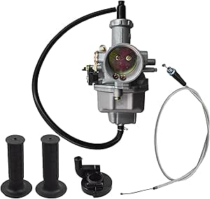 Amazon.com: Thomletha Carb PZ26 Carburetor and 1.2m Length Cable Replacement for CRF100F XR100R ...