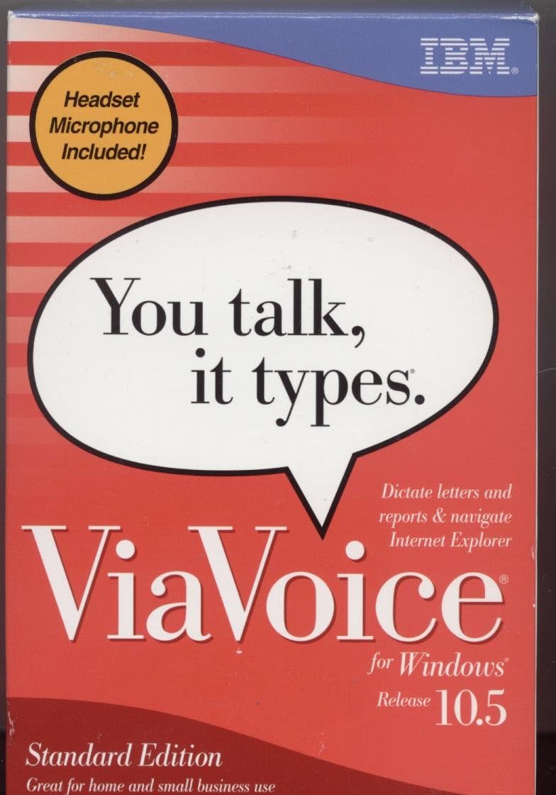 Amazon.com: ViaVoice for Windows Standard Edition Release 10.5 : Software