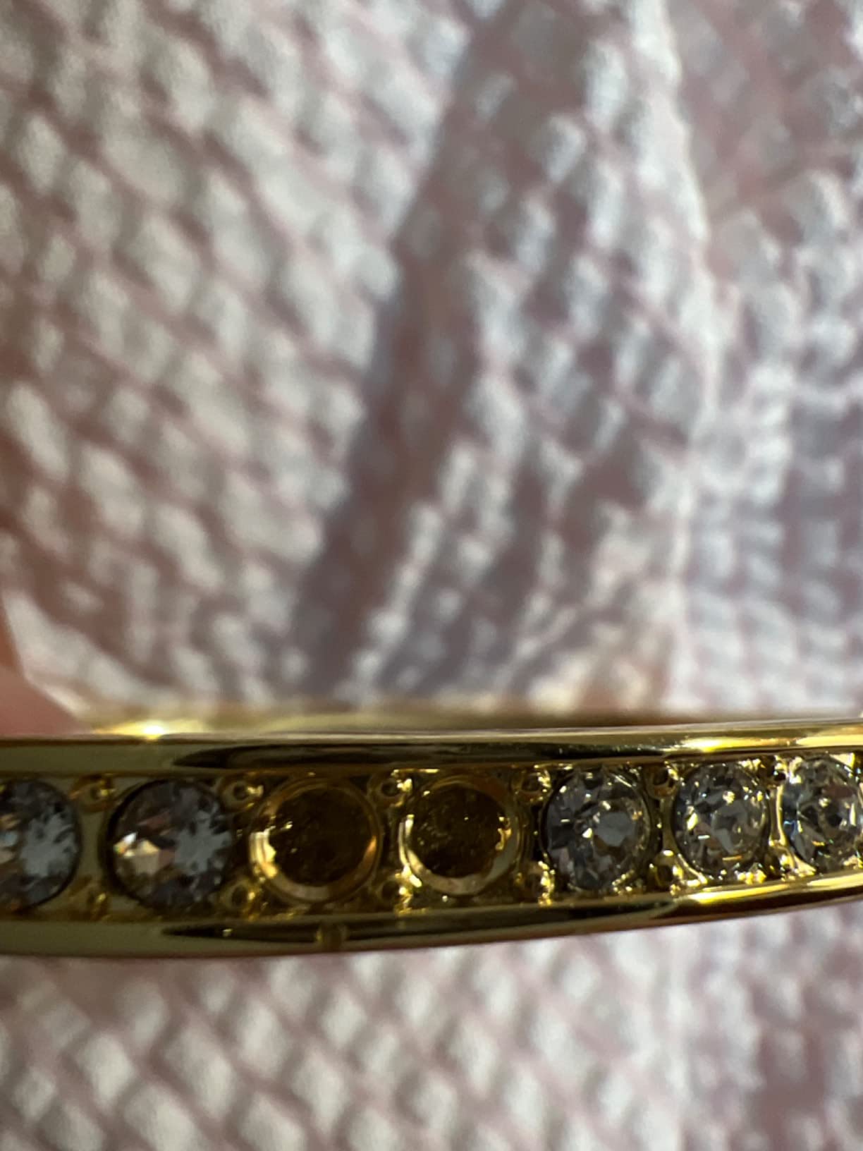 $10/mo - Finance Ted Baker Clemara Hinge Crystal Bangle | Buy Now, Pay ...