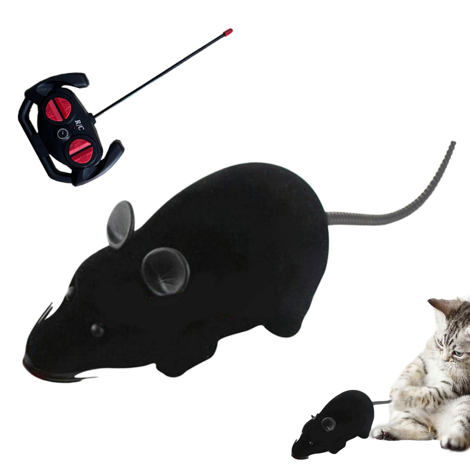 Remote Control Mouse Cat Toy, Remote Control Fake R-at Realistic Mouse ...