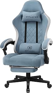 GTPLAYER gaming stol, ergonomisk gaming stol, skrivbordsstol, PC gamer ...