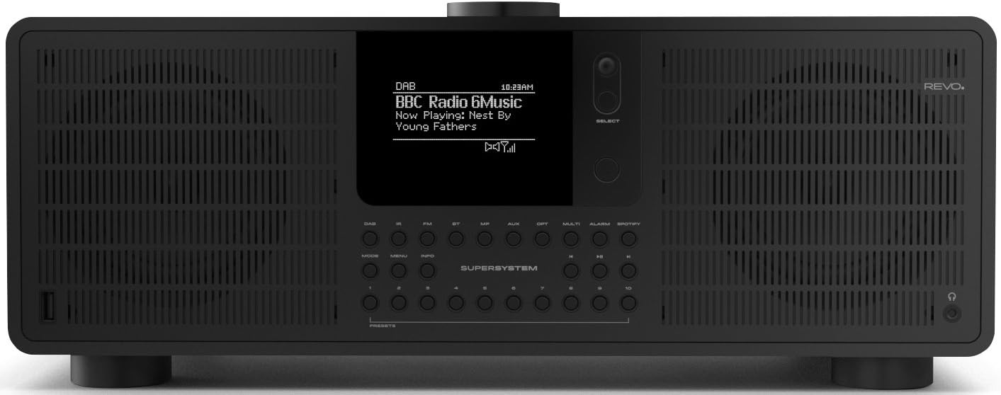 Revo SuperSystem 80 W Deluxe Stereo Digital Music System with Subwoofer ...