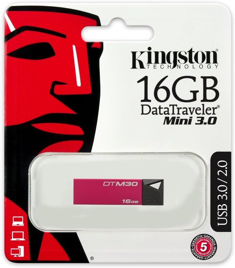 Amazon.co.jp: キングストン 16GB USB3.0メモリー DataTraveler Mini 3.0 マゼンタ DTM30/16GB : パソコン・周辺機器